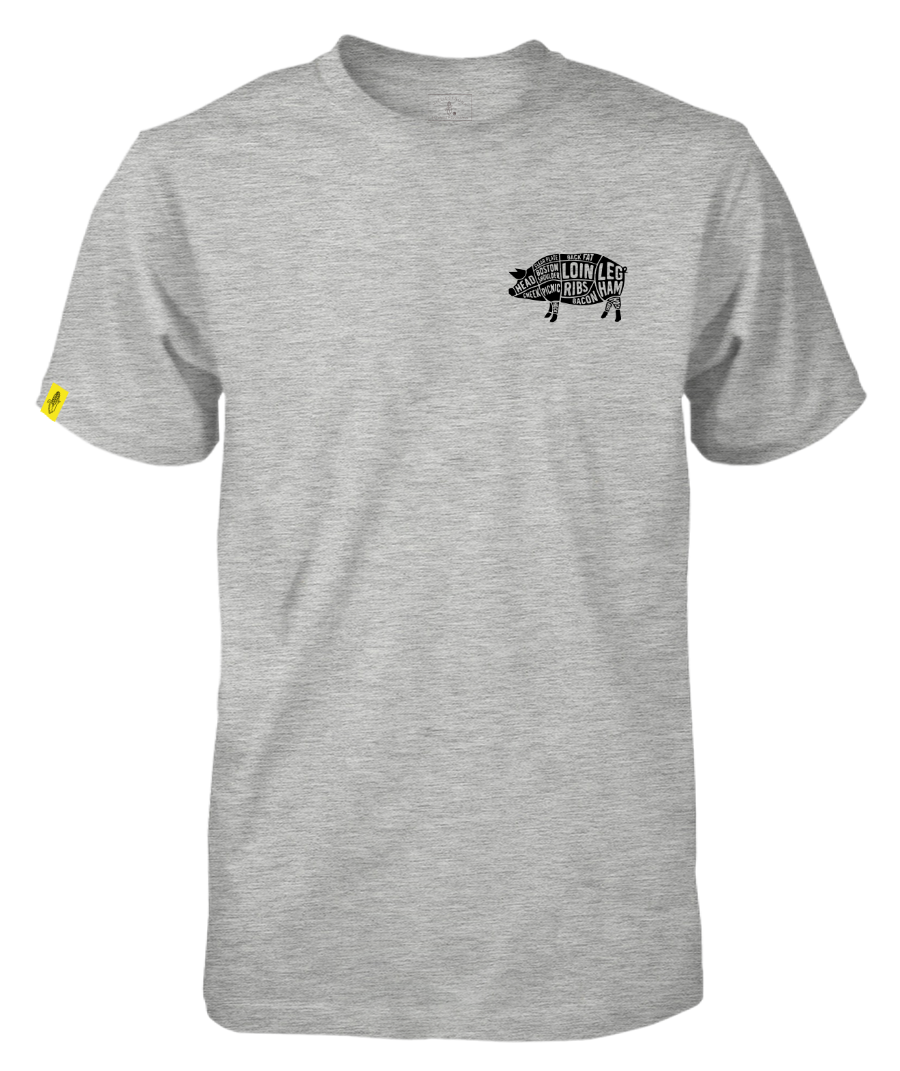 Pork Chop Grey Tee – Mieliestronk Clothing
